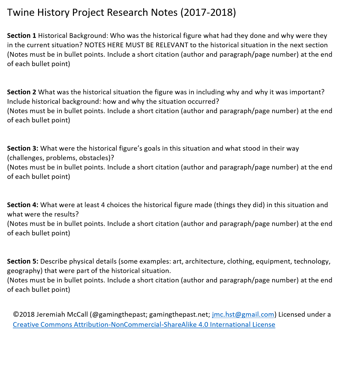 Playing with the past in serious ways: Twine interactive history ...